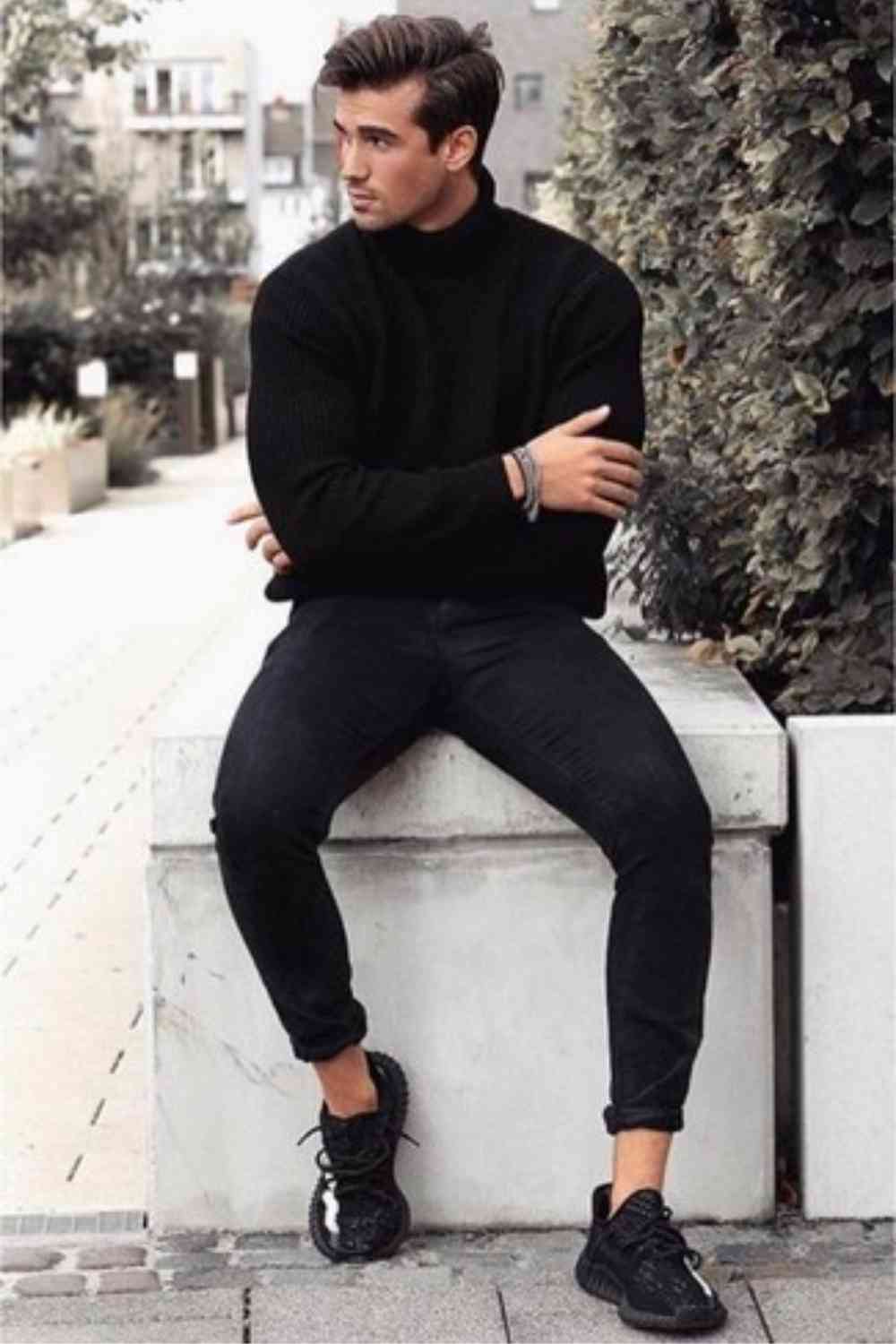 How To Wear A Black Turtleneck? (Outfit Ideas For Men) Magic Of Clothes ... How To Wear A Black Turtleneck? (Outfit Ideas For Men) Magic Of Clothes ...